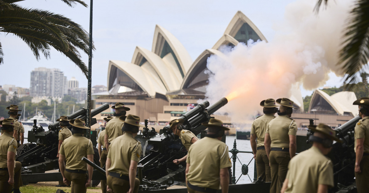 Midday Salute - Australia Day in NSW