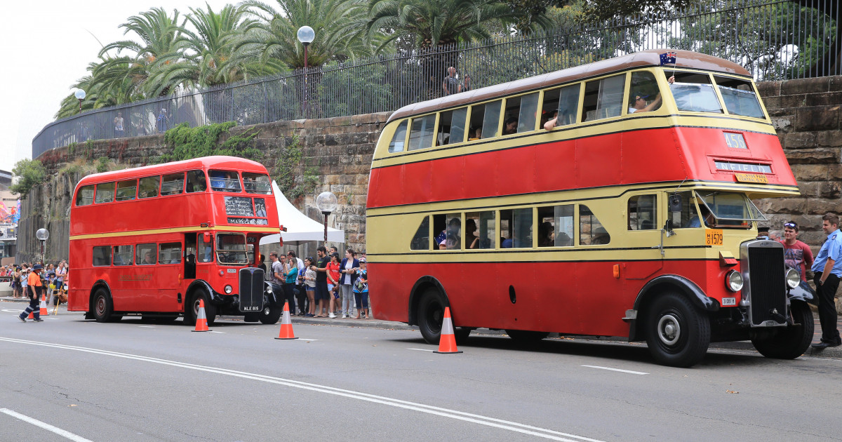 Vintage Bus Ride - Australia Day in NSW