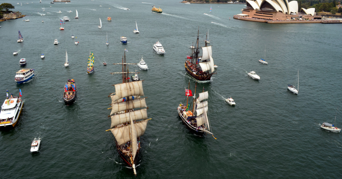 Tall Ships Race - Australia Day in NSW