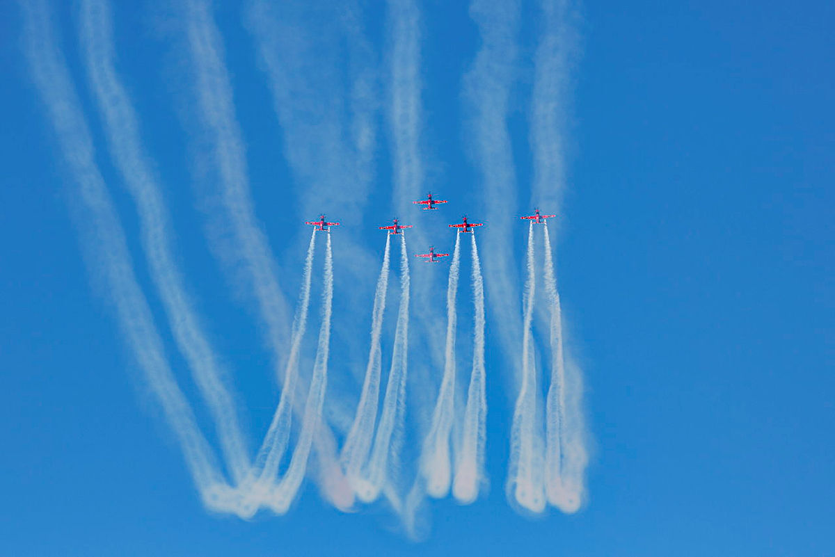 Royal Australian Air Force Roulettes - Australia Day in NSW